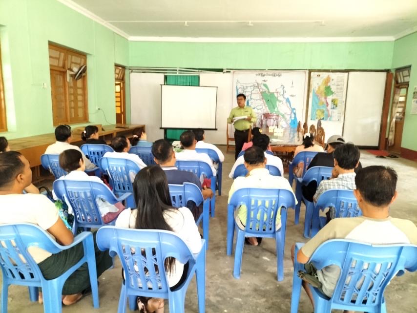 ပေါင်မြို့နယ်၌ ငွေကြေးခဝါချမှုနှင့် ငွေကြေးထောက်ပံ့မှုတိုက်ဖျက်ရေး ကျွမ်းကျင်သင်တန်းနှင့်စပ်လျဉ