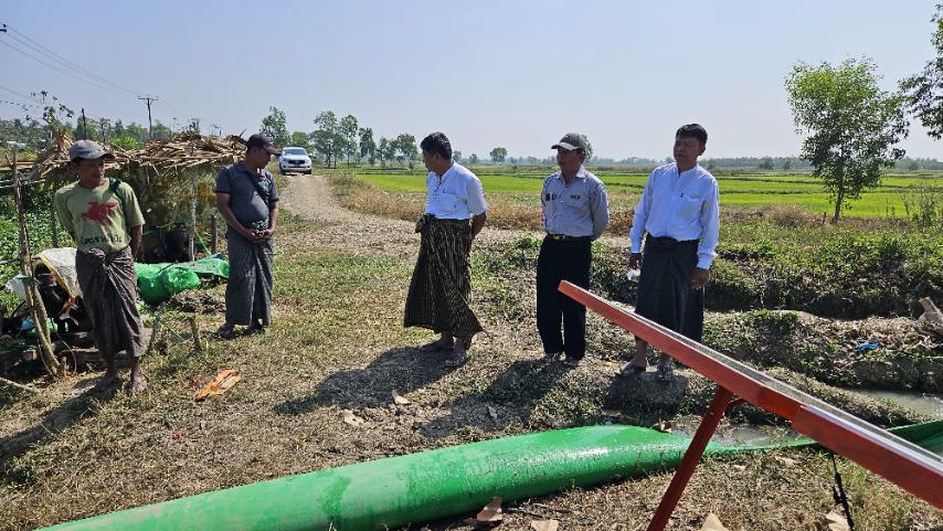 ငပုတောမြို့နယ်ကျေးလက်ဒေသ ဖွံ့ဖြိုးတိုးတက်ရေး ဦးစီးဌာနမှ သက္ကယ်ချောင်းကျေးရွာနှင့် ဝက်ဆူကျေးရ