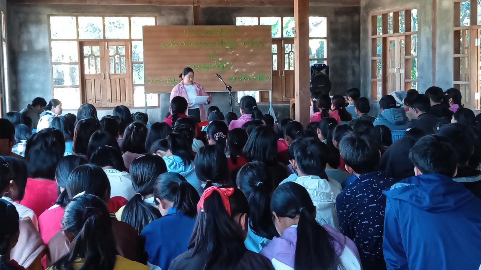 ခိုလမ်မြို့၊ မူလွန် ဝမ်ဖွီးကျောင်းတွင် ၇၆ နှစ်မြောက် လွတ်လပ်ရေးနေ့အထိမ