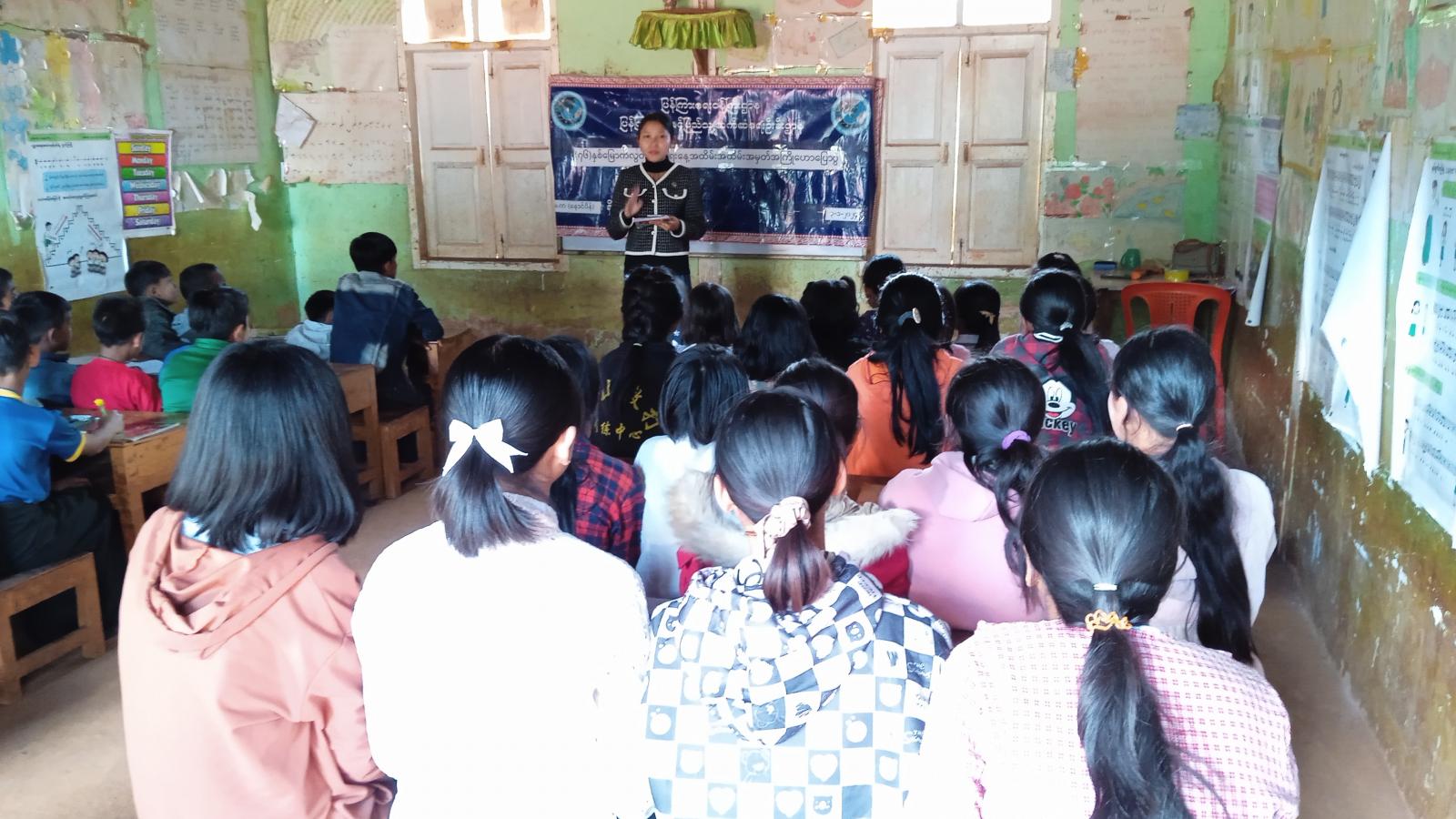 ခိုလမ်မြို့၊ အ မ က နောင်ပိန် ကျောင်းတွင် ၇၆ နှစ်မြောက် လွတ်လပ