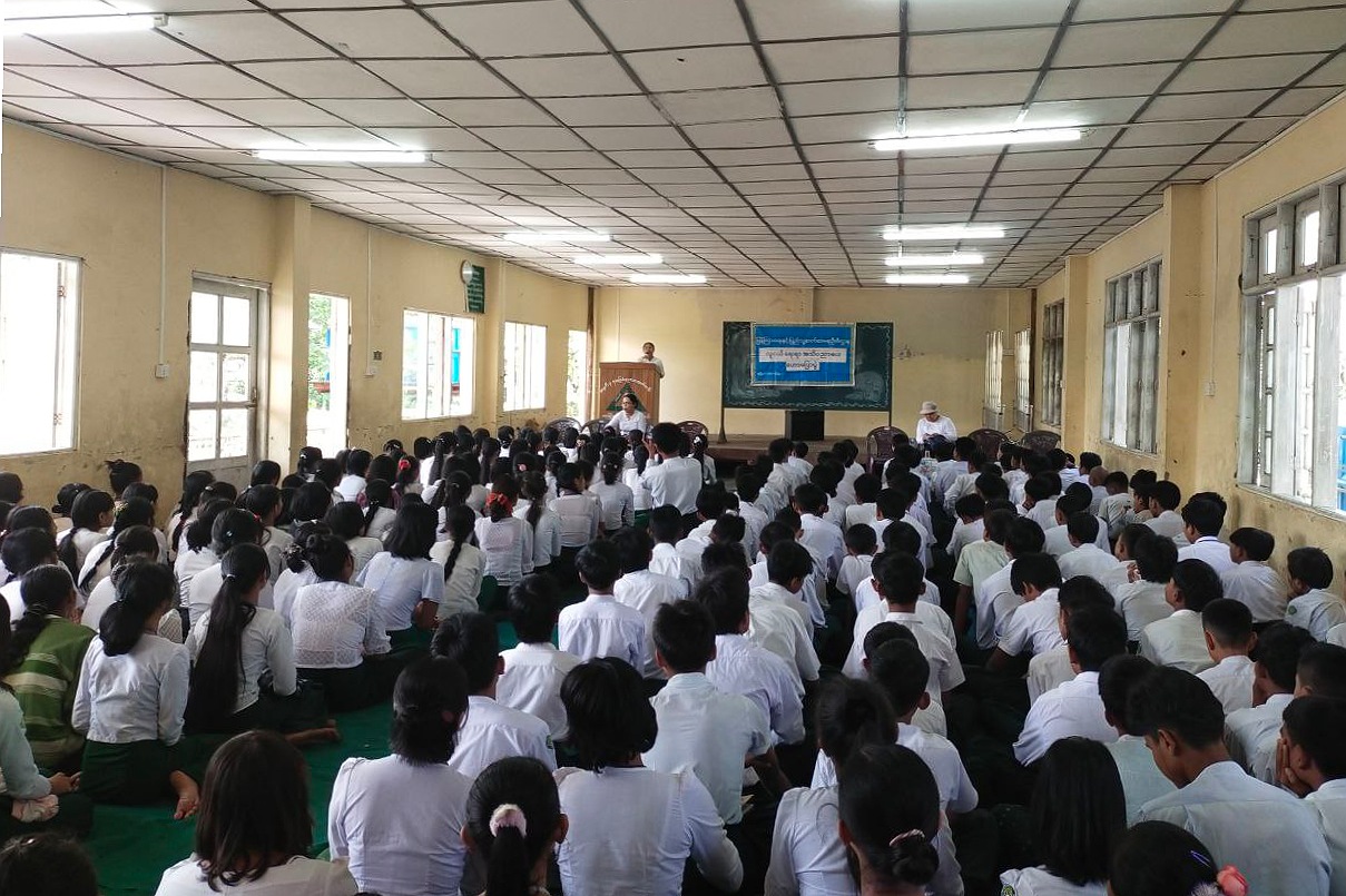 ဒဂုံမြို့သစ် ဆိပ်ကမ်း မြို့နယ်တွင် လူငယ်ရေးရာအသိပညာပေး ဟောပြောပွဲနှင့