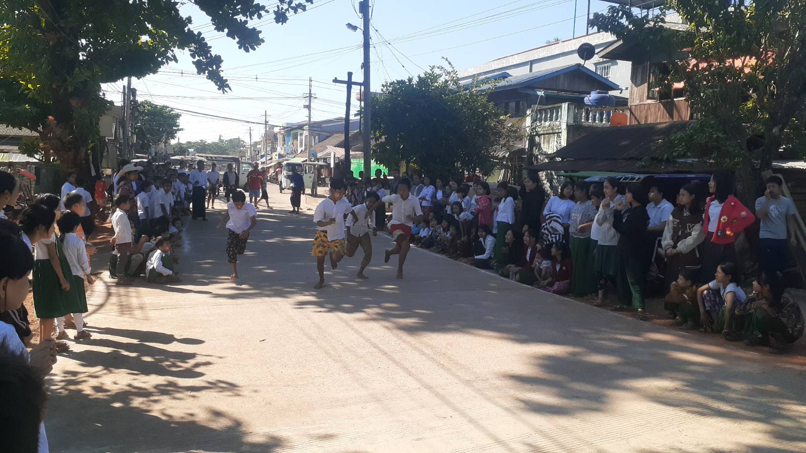 လှိုင်းဘွဲမြို့နယ်တွင် ၇၆ နှစ်မြောက်လွတ်လပ်ရေးနေ့ အထိမ်းအမှတ် အားကစားပ