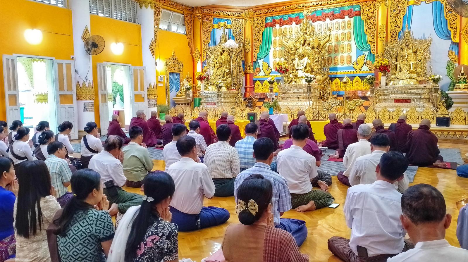 မုဒုံမြို့နယ်ရှိ ဆံတော်ရှင် ကန်ကြီးစေတီတော်မြတ်ကြီးတွင် ဥပ္ပါတသန္တိသုတ