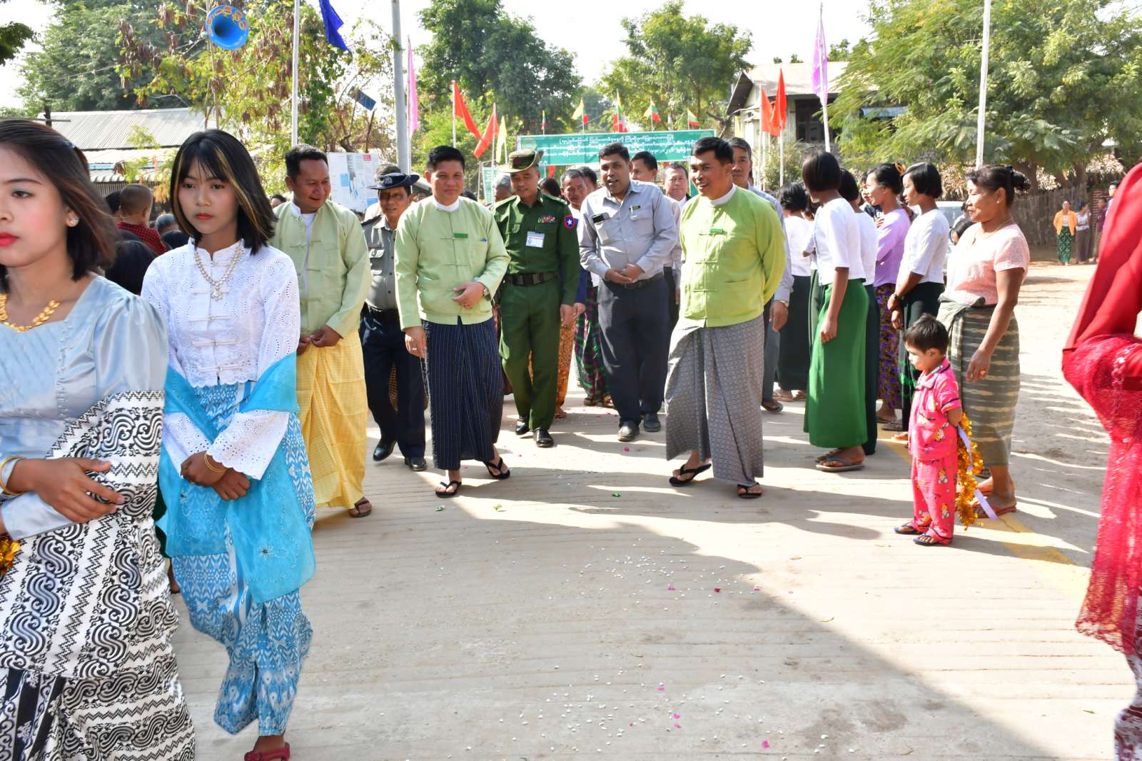 ၇၇ နှစ်မြောက် ပြည်ထောင်စုနေ့ကို ကြိုဆိုဂုဏ်ပြုသောအားဖြင့် ညောင်ဦးမ