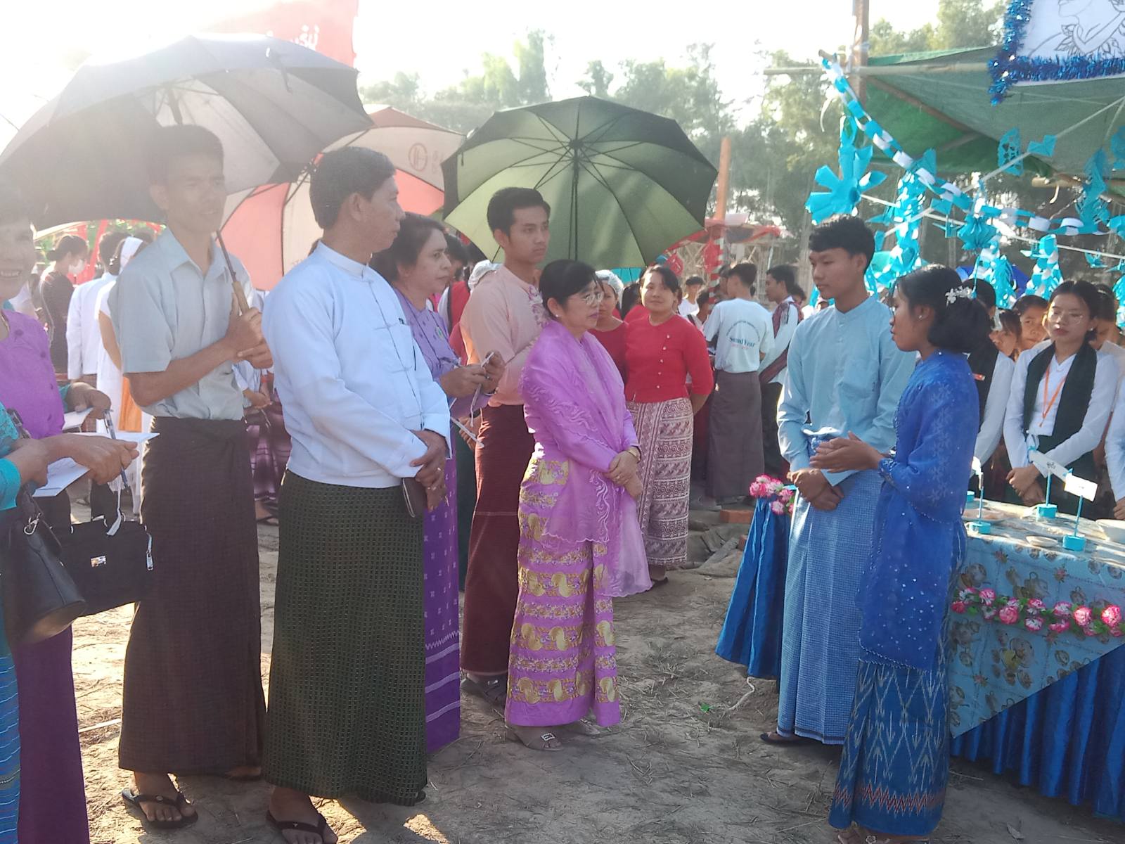 လှည်းကူးပညာရေးဒီဂရီကောလိပ်၌ ၇၇ နှစ်မြောက် ပြည်ထောင်စုနေ့အထိမ်းအမှတ် မ