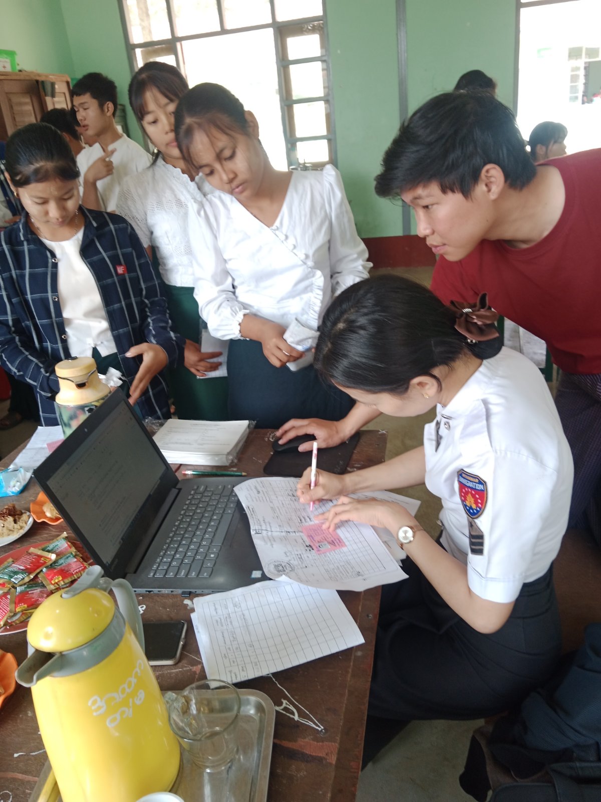 ဒိုက်ဦးမြို့နယ်တွင် Biometric ဇီဝဆိုင်ရာ အချက်အလက်ကောက်ယူခြင်း လုပ်ငန
