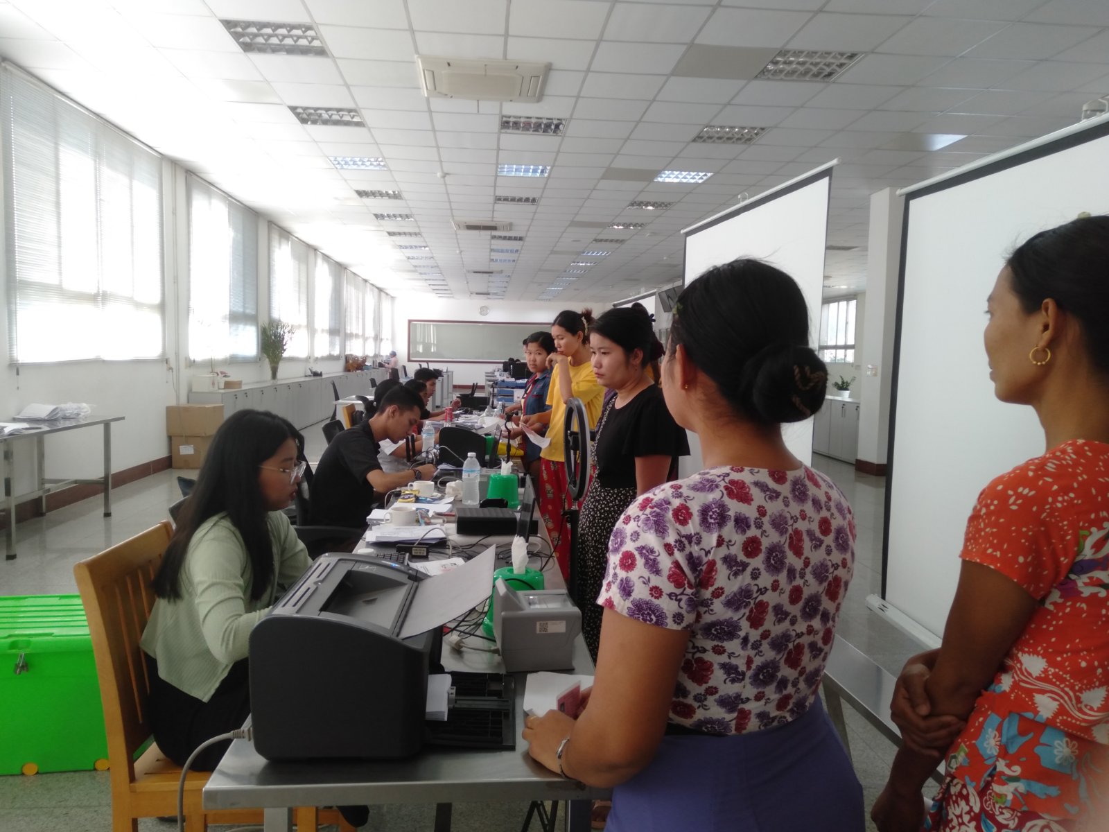 ဒဂုံမြို့သစ် တောင်ပိုင်း မြို့နယ်၌ Biometric Data ဇီဝဆိုင်ရာ အချက