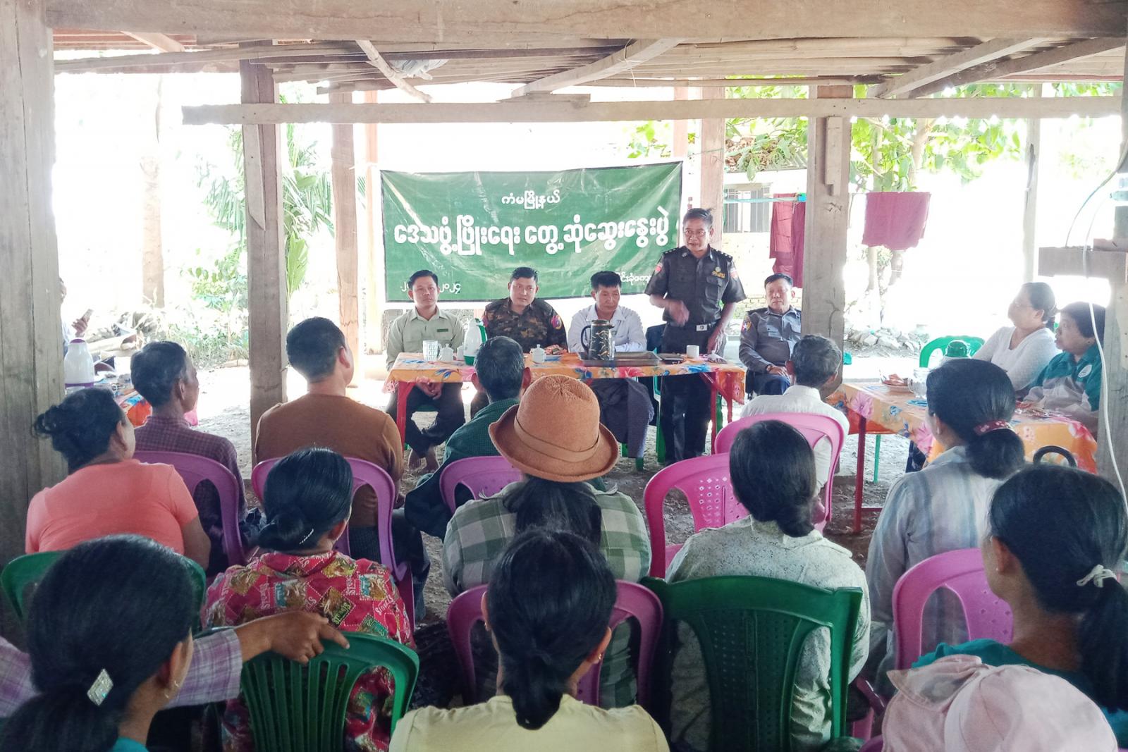 ကံမမြို့နယ် ကိုင်းခုံကျေးရွာတွင် ဒေသဖွံ့ဖြိုးရေးလုပ်ငန်းများ အကောင်အထည