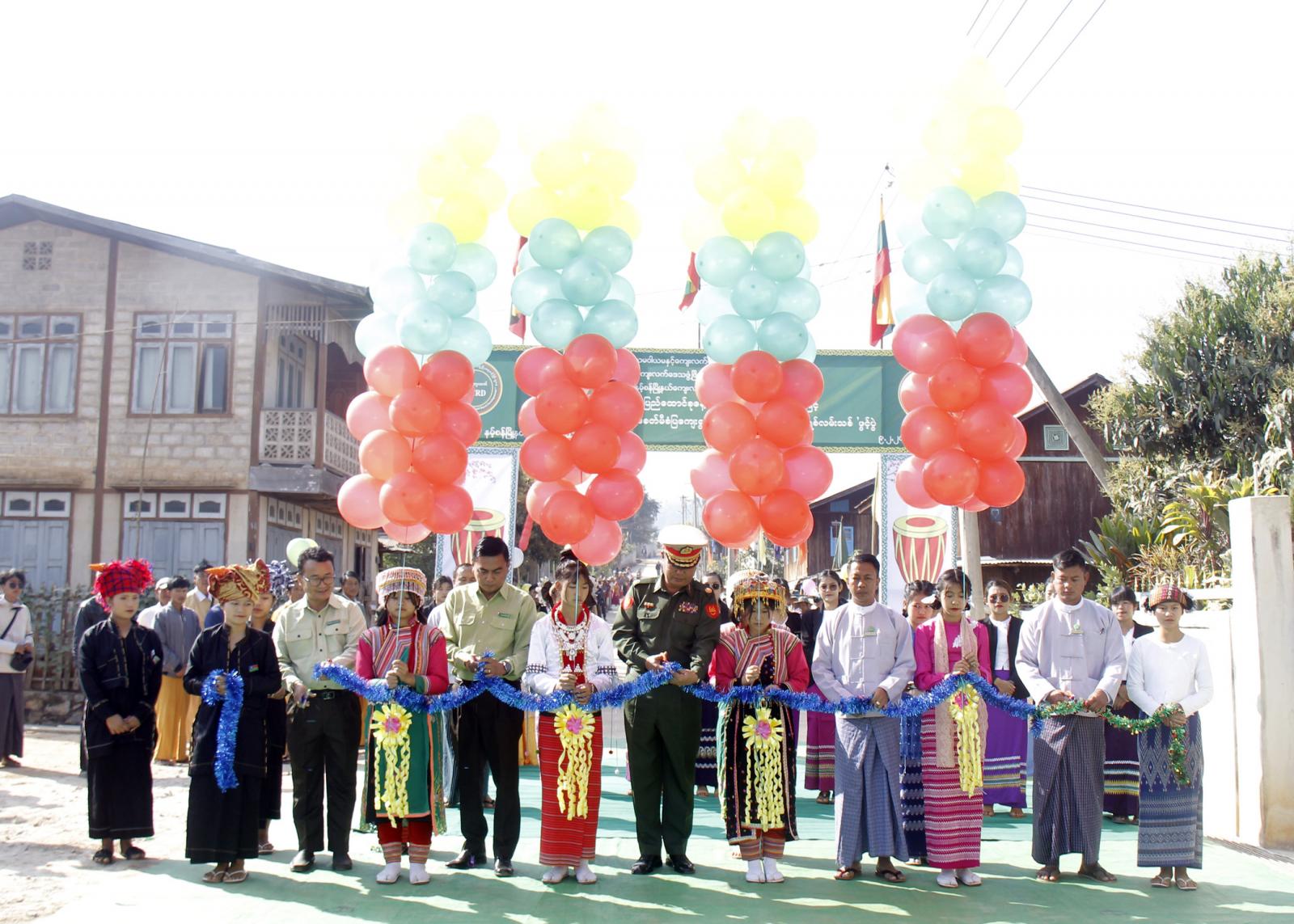 နမ့်စန်တွင် ၇၇ နှစ်မြောက် ပြည်ထောင်စုနေ့ကို ကြိုဆိုဂုဏ်ပြုသောအားဖြင့