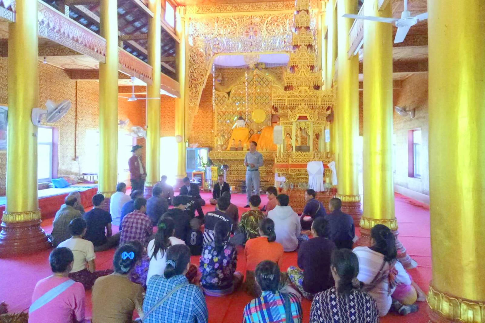 မိုင်းယောင်းမြို့၌ မီးခိုးမြူငွေ့ ညစ်ညမ်းမှုလျှော့ချရေး အသိပညာပေးဟောပ