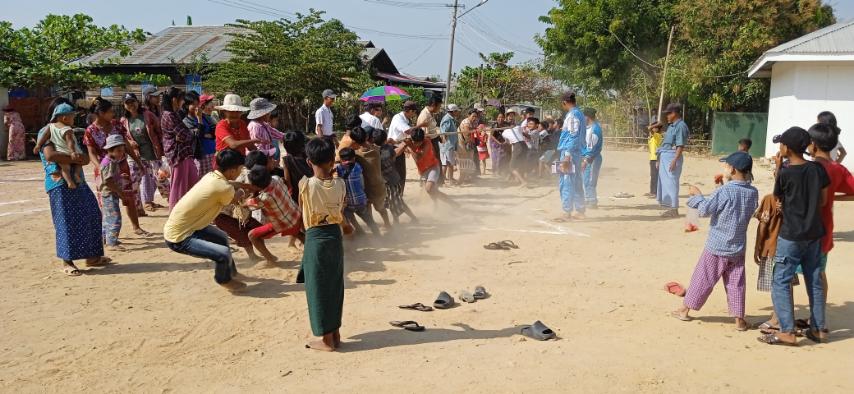 ပုဗ္ဗသီရိမြို့နယ်၌ ၇၇ နှစ်မြောက် ပြည်ထောင်စုနေ့အထိမ်းအမှတ် ဖူဆယ