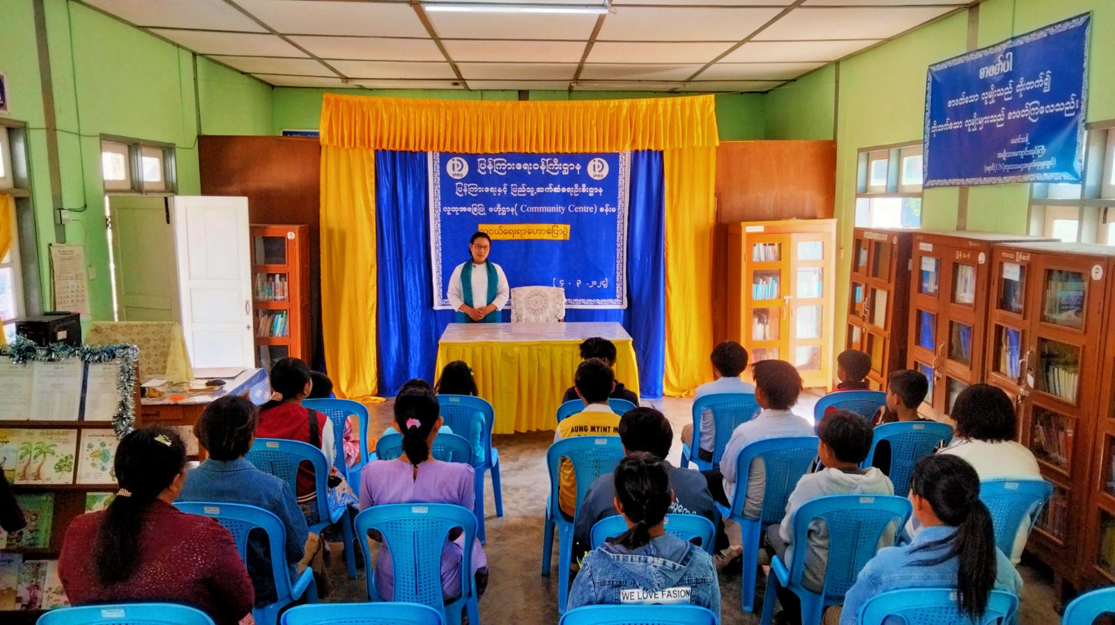ကလောမြို့နယ် လူထုအခြေပြုဗဟိုဌာန၌ လူငယ်ရေးရာ အသိပညာပေး ဟောပြောပွဲပြုလုပ