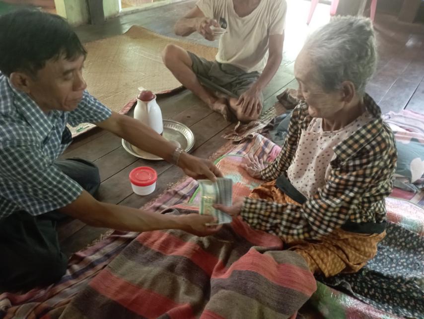 တိုက်ကြီးမြို့နယ်အတွင်းရှိ အသက် ၈၅ နှစ်အထက် သက်ကြီး ဘိုးဘွားများအား