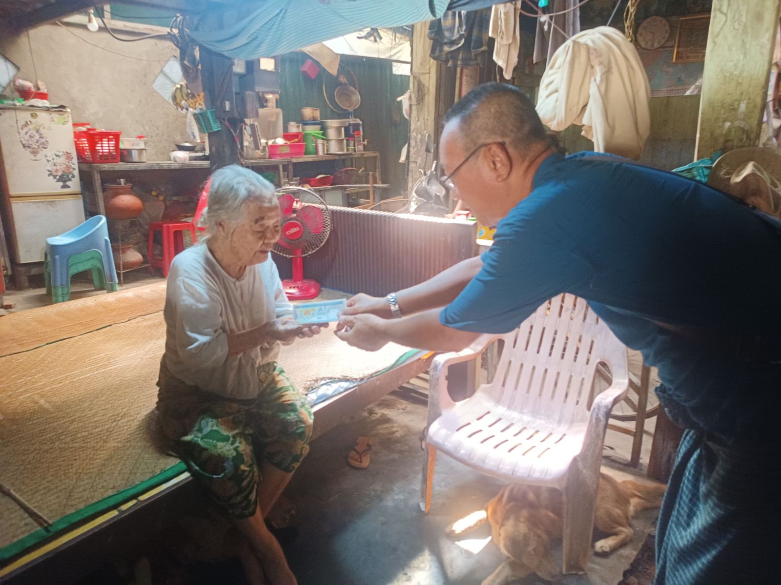 တိုက်ကြီးမြို့နယ်အတွင်းရှိ အသက် ၈၅ နှစ်အထက် သက်ကြီး ဘိုးဘွားများအား