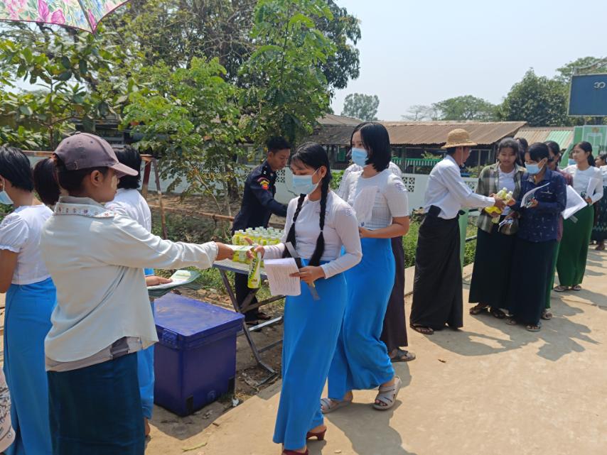 သနပ်ပင်မြို့နယ်၌ ၇၉ နှစ်မြောက် တပ်မတော်နေ့အထိမ်းအမှတ် သတင်းစကားလက်ကမ