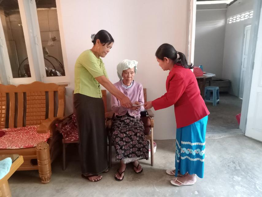 လဲချားမြို့၌ အသက် ၈၅ နှစ်အထက် ဘိုးဘွားများ၊ ကိုယ်ဝန်ဆောင်မိခင်နှင့
