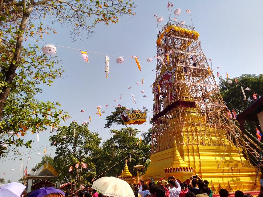 ဆံတော်ရှင်ဆုတောင်ပြည့် အတုလအောင်ဇေယျုံ ဦးဘိုးလှဘုရား စေတီတော်ရှိ နောင