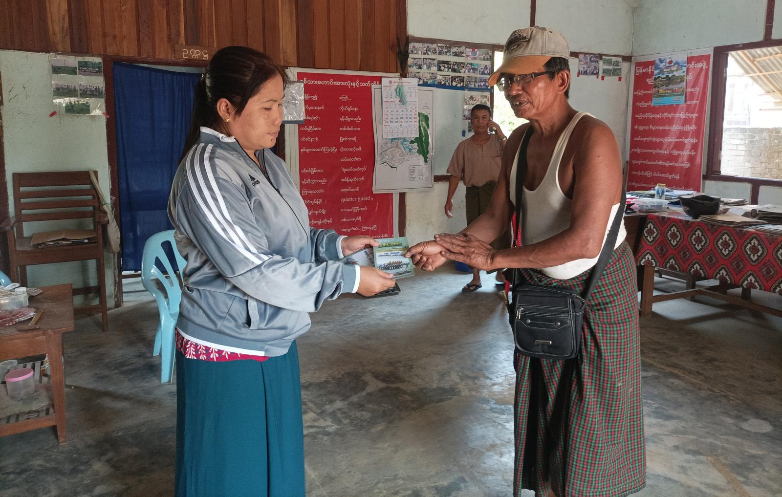 ပေါက်ခေါင်းမြို့၌ ၇၉ နှစ်မြောက် တပ်မတော်နေ့အထိမ်းအမှတ် သတင်းစကားလက်ကမ