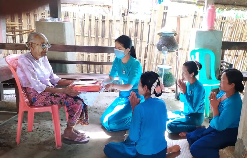 ပုဗ္ဗသီရိမြို့နယ်၌ အသက် ၈၅ နှစ်အထက် သက်ကြီးဘိုးဘွား ၄၃၄ ဦးအား နိုင