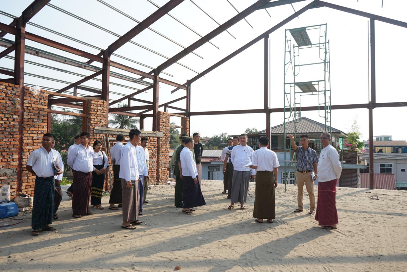 မွန်ပြည်နယ် ဝန်ကြီးချုပ် ဦးအောင်ကြည်သိန်း အမှတ် ၉ အခြေခံပညာအထက်တန်းက