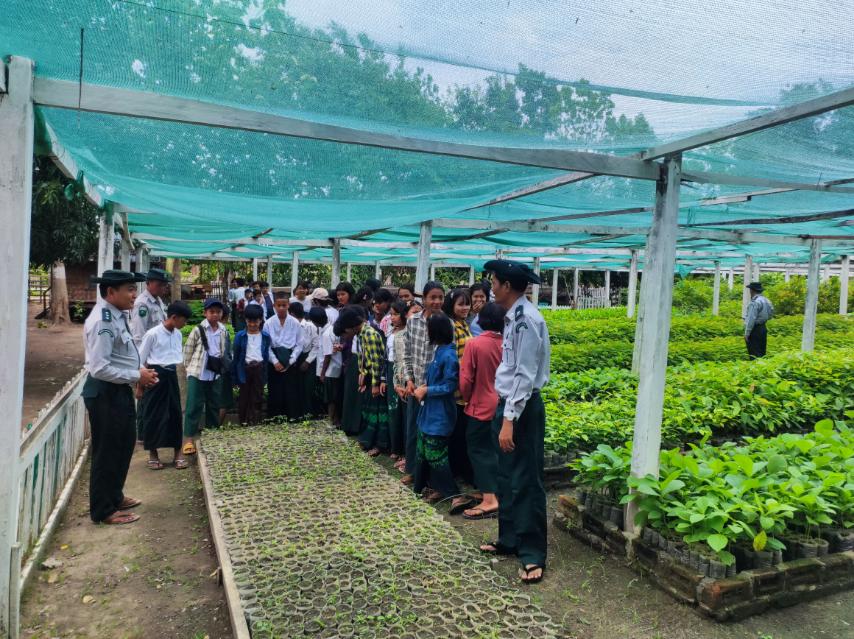 ရေတာရှည်မြို့နယ်၌ “သစ်တောသစ်ပင်နှင့် ဇီဝမျိုးစုံမျိုးကွဲ ထိန်းသိမ်းရေးဆိုင်ရာ အသိပညာပေး” ဟောပ