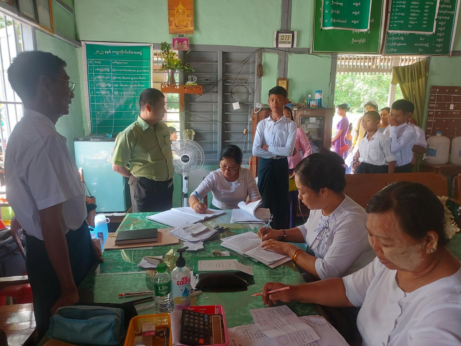 ရွှေဘိုမြို့၌ ၂၀၂၄ ၂၀၂၅ ပညာသင်နှစ်၊ အခြေခံပညာကျောင်းများတွင် စတင်က