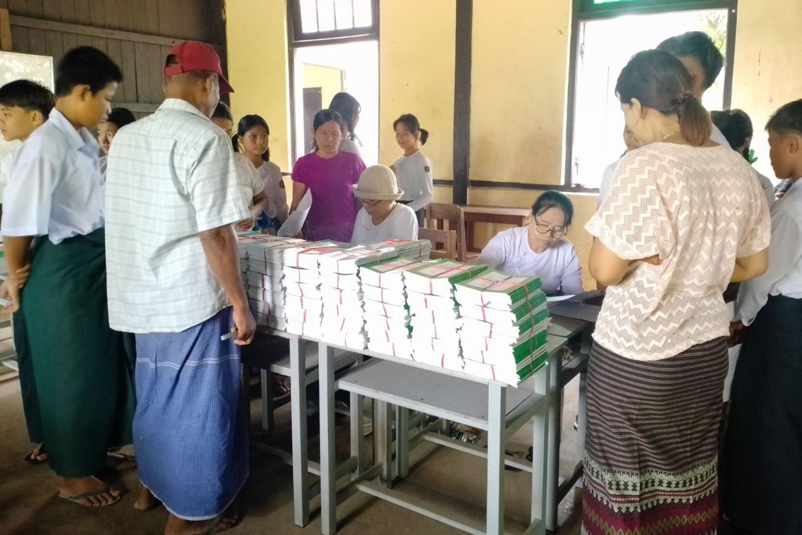 ချောင်းဆုံမြို့နယ် အခြေခံပညာကျောင်းများတွင် ၂၀၂၄ ၂၀၂၅ ပညာသင်နှစ်အတွက