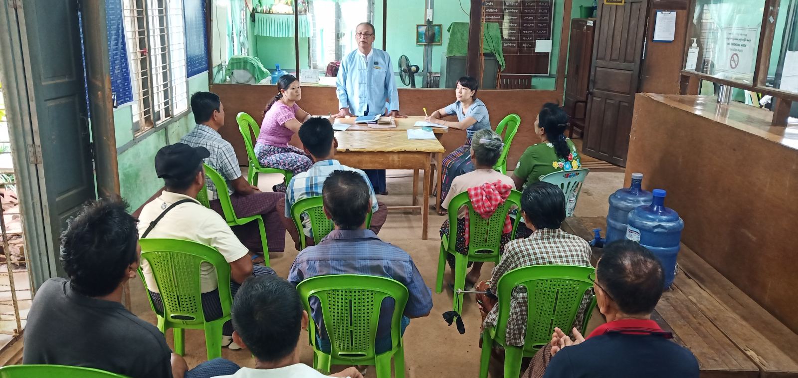 ကျိုက်ထိုမြို့နယ်တွင် မိုးရာသီ စိုက်ပျိုးစရိတ်ချေးငွေများ ထုတ်ချေး