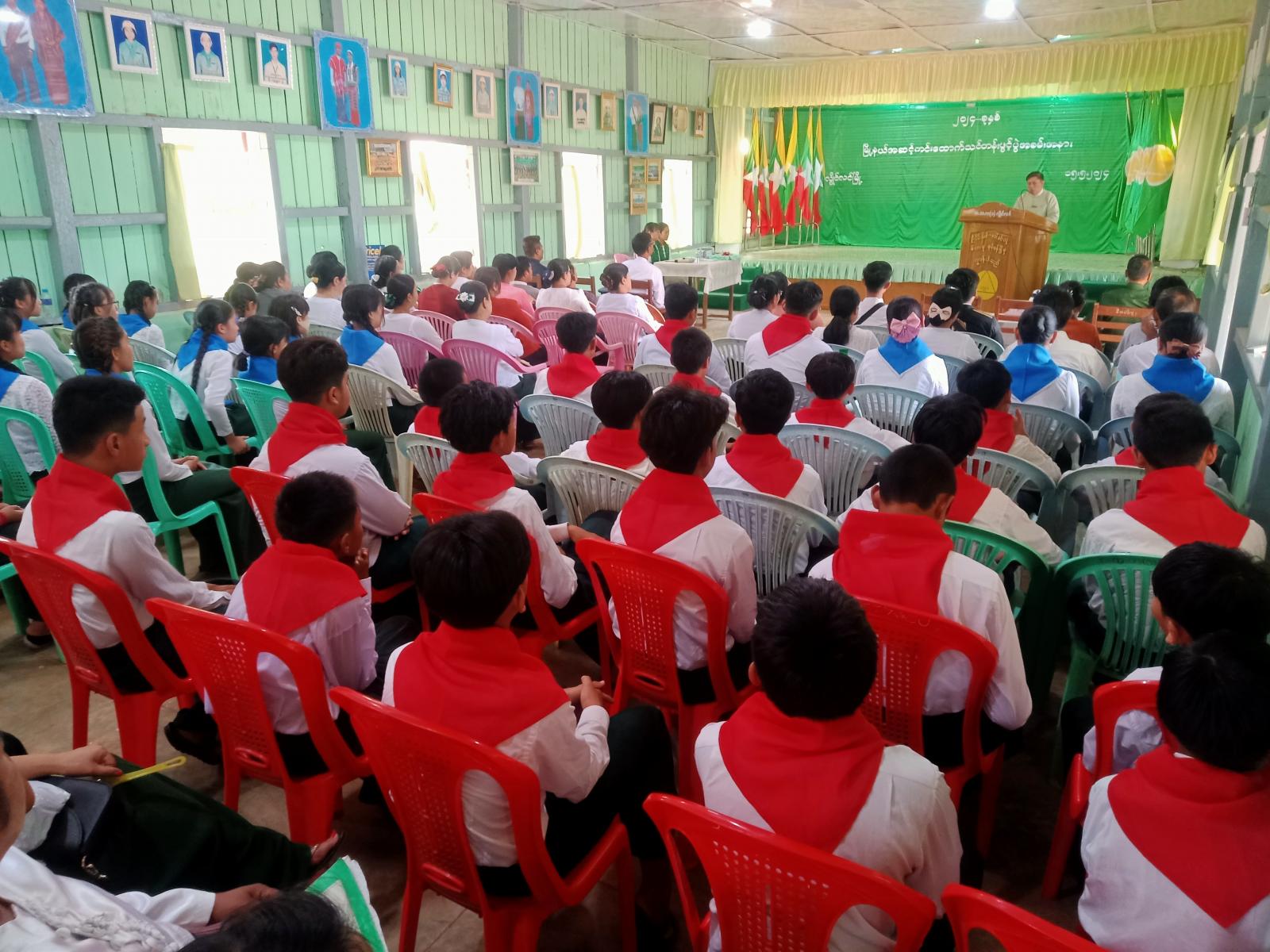 လွိုင်လင်မြို့တွင် မြို့နယ်အဆင့် ကင်းထောက်သင်တန်းဖွင့်ပွဲအခမ်းအနား ကျင