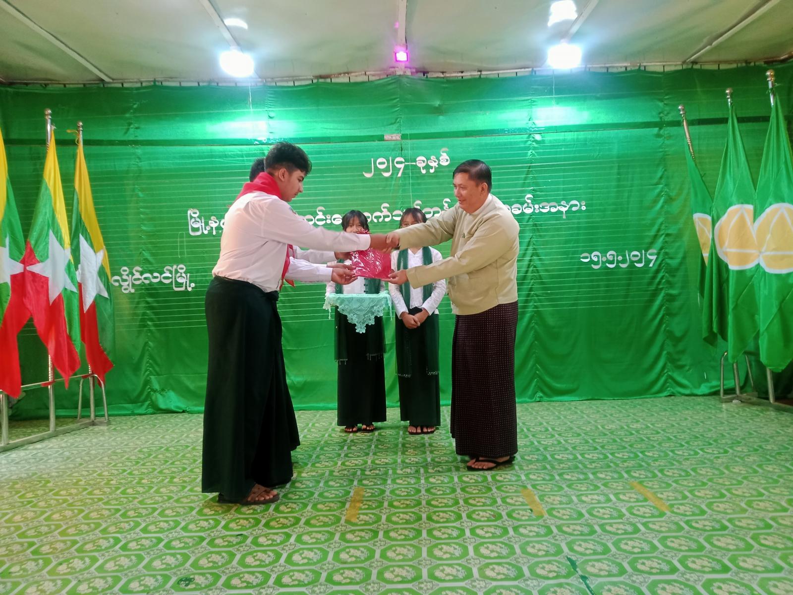 လွိုင်လင်မြို့တွင် မြို့နယ်အဆင့် ကင်းထောက်သင်တန်းဖွင့်ပွဲအခမ်းအနား ကျင