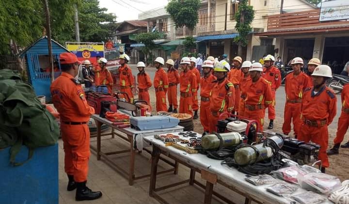 ဟင်္သာတခရိုင်မီးသတ်ဦးစီးဌာန လက်ထောက်ညွှန်ကြားရေးမှူးသည် မြို့နယ်မီးသတ်ဦးစီးဌာနမှ သဘာဝဘေး အန္တရာယ