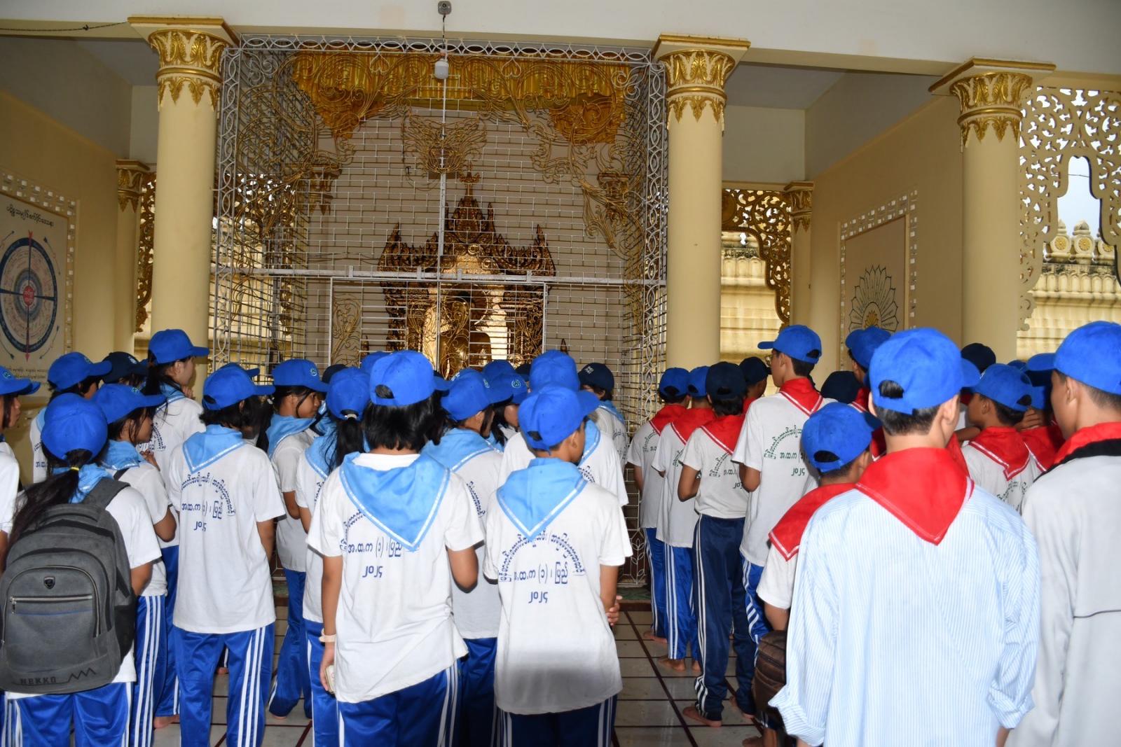 ပဲခူးတိုင်းဒေသကြီး အနောက်ခြမ်း မှ လူငယ်ကင်းထောက် လေ့လာရေးအဖွဲ့ ပဲခူးမ
