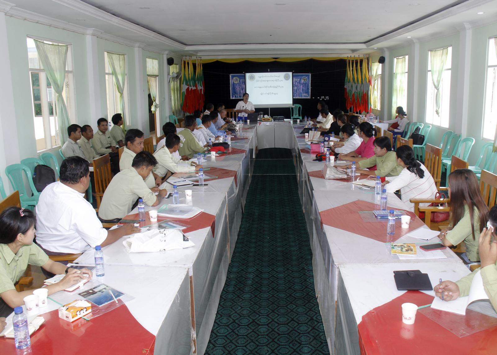 နမ့်စန်တွင် သဘာဝဘေးအန္တရာယ်ဆိုင်ရာစီမံခန့်ခွဲမှု အခြေခံသင်တန်းဖွင့်လှစ
