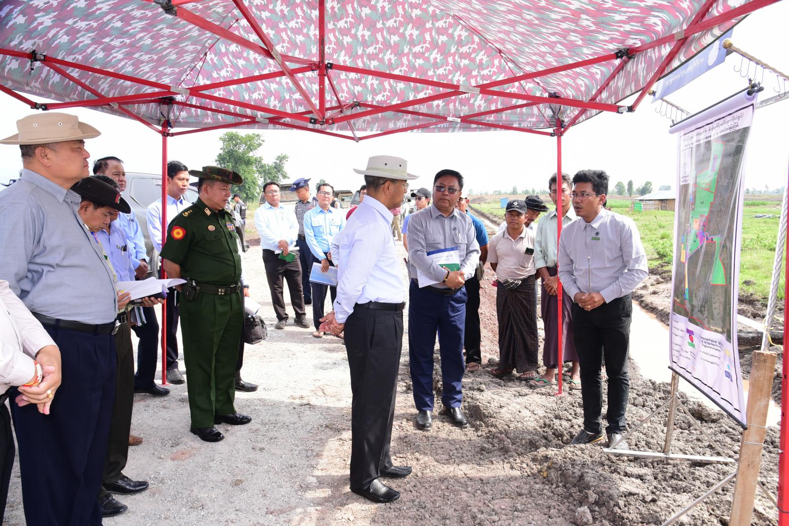 ရှမ်းပြည်နယ်ဝန်ကြီးချုပ် ဒေသဖွံ့ဖြိုးရေးအတွက် ကျောက်နီမွေးမြူရေးဇုန်အား