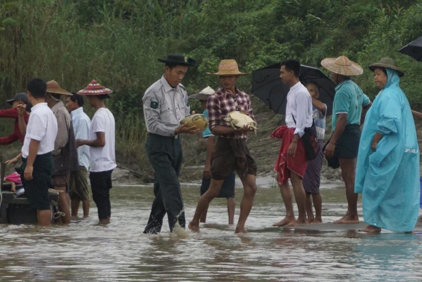 ခန္တီးမြို့နယ်၌ မြန်မာ့တိုက်လိပ် အကောင် ၅၀ အား ချင်းတွင်းမြစ်အတွင်း အပ