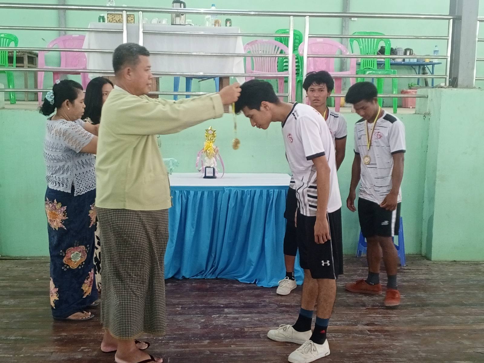 ကလေးဝမြို့တွင် မြို့နယ်အားကစားနှင့်ကာယပညာကော်မတီဥက္ကဋ္ဌဖလား အလွတ်တန