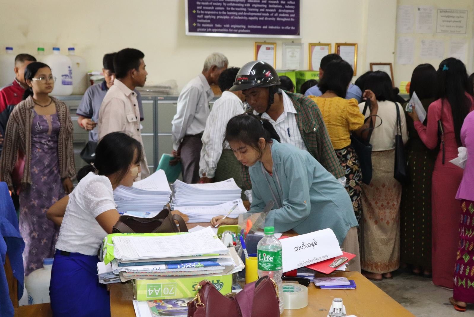 နည်းပညာတက္ကသိုလ် ကျောက်ဆည် ၌ ကျောင်းသား ကျောင်းသူ ၁၂၁၃ ဦး ပညာသင်ကြား