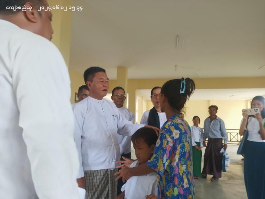 နေပြည်တော်ကောင်စီဝင် ဦးမင်းဦး ပုဗ္ဗသီရိမြို့နယ်အတွင်းရှိ ကျောင်းနေအရွယ