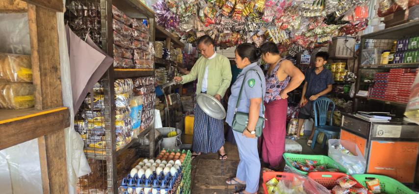 လပွတ္တာမြို့နယ်အတွင်း စားသုံးဆီများ ဘေးအန္တရာယ်ကင်းရှင်းစေရေးနှင့် သတ်မ
