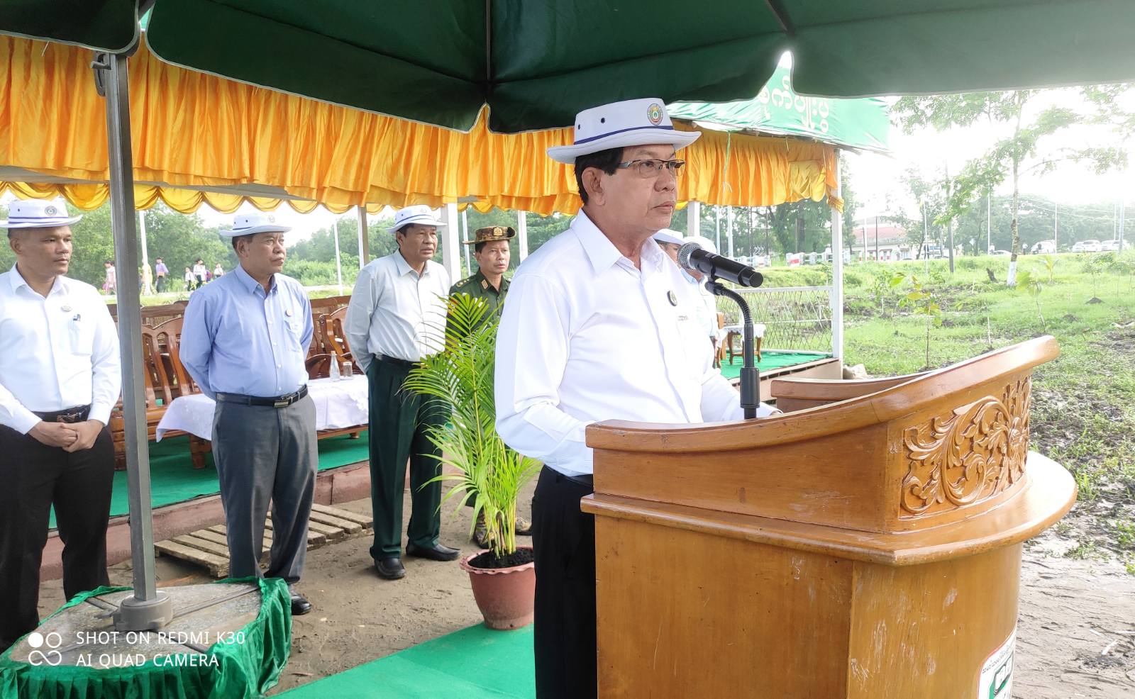 သန်လျင်၌ ရန်ကုန်တိုင်းဒေသကြီး စတုတ္ထအကြိမ် မိုးရာသီသစ်ပင်စိုက်ပျိုးပွဲ
