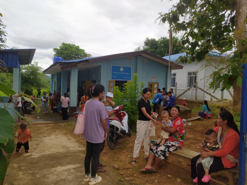 မိုင်းခတ်မြို့တွင် မွေးကင်းစမှအသက် ၂ နှစ်အောက်ကလေးနှင့် ကိုယ်ဝန်ဆောင