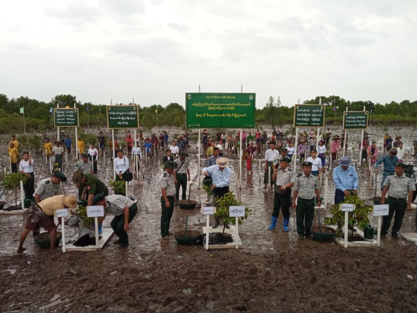 ဧရာဝတီတိုင်းဒေသကြီးဝန်ကြီးချုပ် ဦးတင်မောင်ဝင်း ရွှေသောင်ယံမြို့ ၂၀၂၄