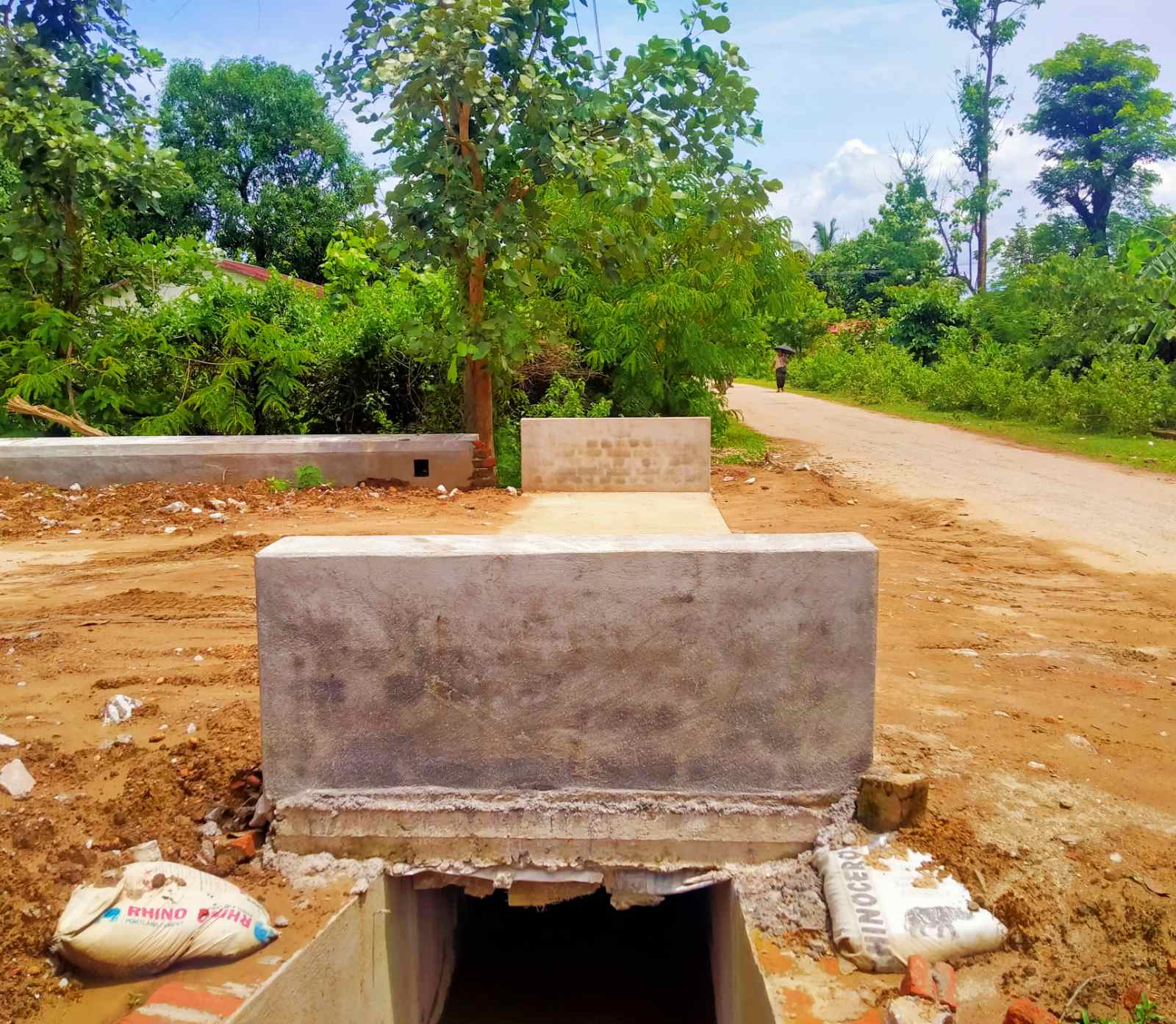 ပိုင်ကျုံမြို့ အမှတ် ၂ ရပ်ကွက်၊ စံပယ်လမ်းပေါ်တွင် Box Culvert တည်ဆောက