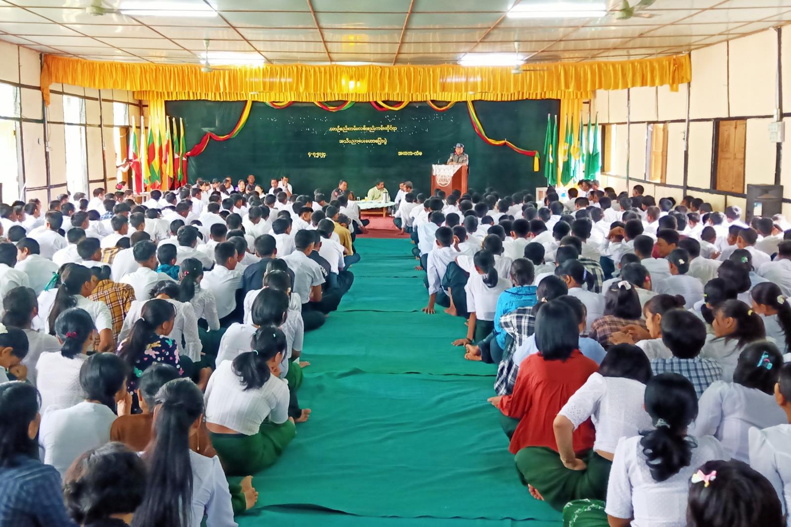 ကံမမြို့နယ် စီမံအုပ်ချုပ်ရေးအဖွဲ့၏ဦးဆောင်မှုဖြင့် ယာဉ်စည်းကမ်း လမ်းစည
