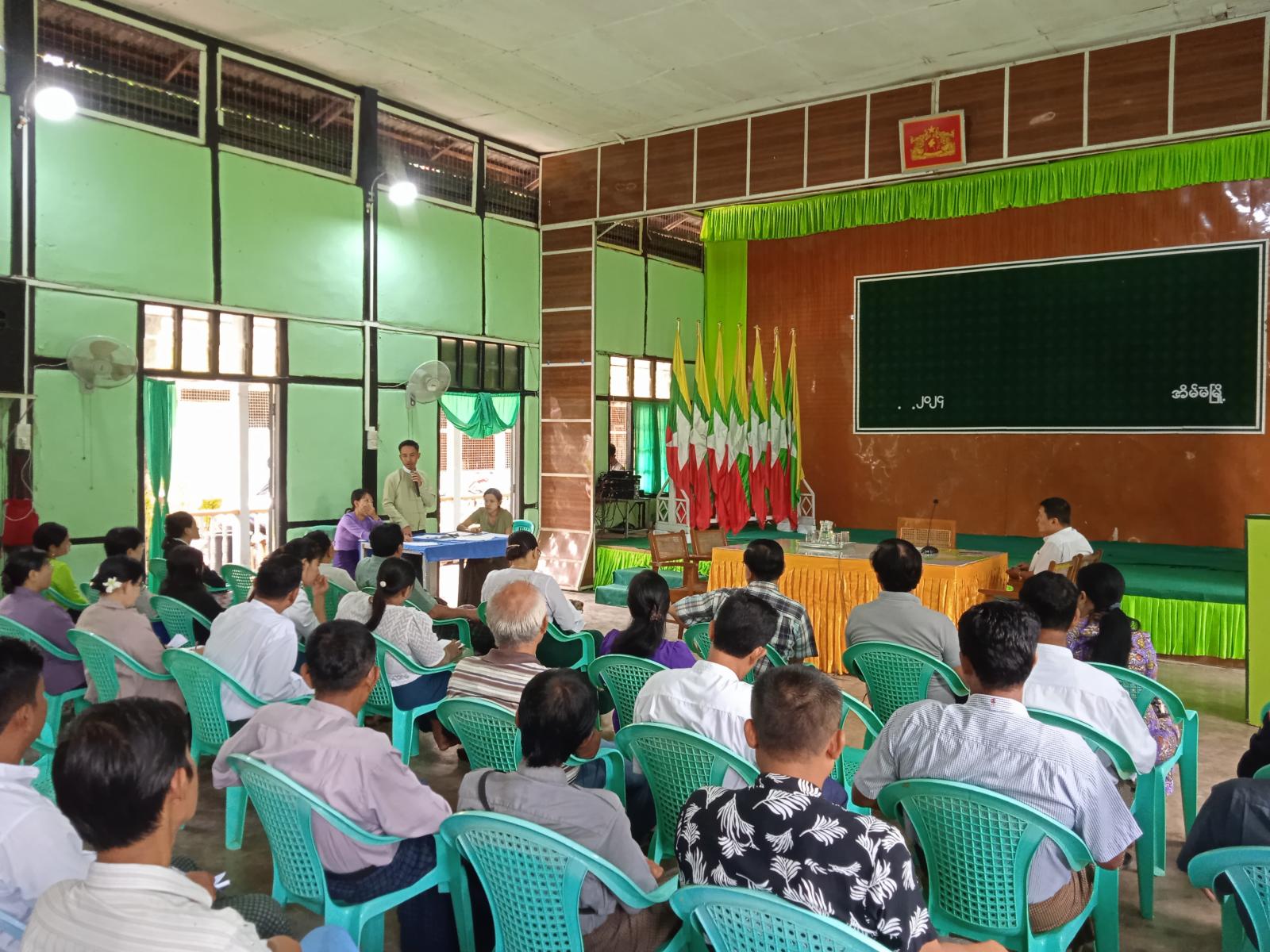 အိမ်မဲမြို့နယ်တွင် ၂၀၂၃ ၂၀၂၄ ပညာသင်နှစ် တက္ကသိုလ်ဝင်တန်းစာမေးပွဲတွင