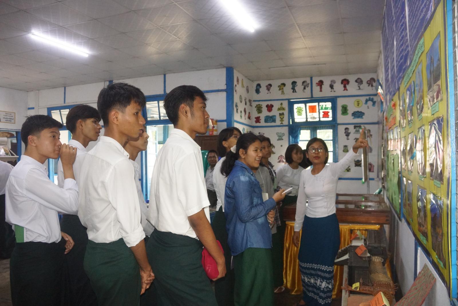 တောင်တွင်းကြီးမြို့နယ် ပြည်သူ့စာကြည်တိုက်တွင် ပြတိုက်ငယ် Mini Museum