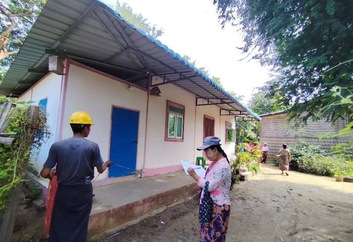 နတ်မောက်မြို့နယ် စည်ပင်သာယာရေးအဖွဲ့မှ ပစ္စည်းအခွန်ကောက်ခံခြင်း စနစ်တကျရှိစေရန် မြေပြင်ကွင်းဆင