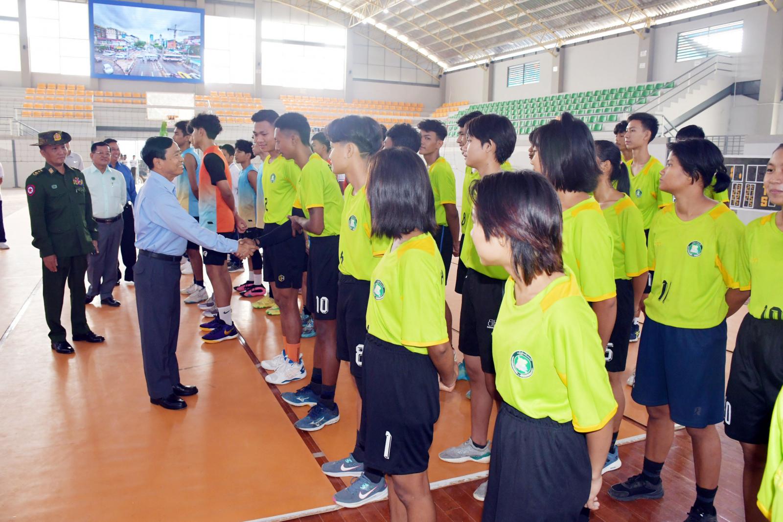 နေပြည်တော်ကောင်စီဥက္ကဋ္ဌ ဦးသန်းထွန်းဦး ပဉ္စမအကြိမ် အမျိုးသားအားကစားပ
