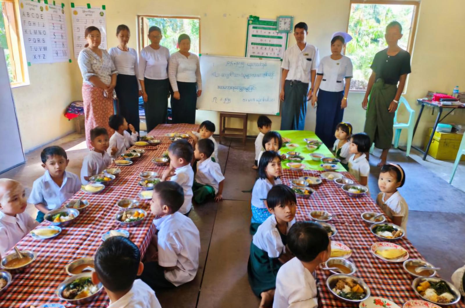 ညောင်တုန်းမြို့နယ်တွင် ကျောင်းသား၊ ကျောင်းသူများအား ကျောင်းတွင်းအာဟာရ က