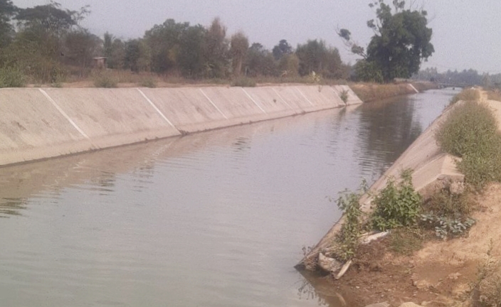 ဖြူးမြို့နယ်အတွင်း နွေစပါးစိုက်ပျိုးနိုင်ရေးဖြူးချောင်းရေလှောင်တမံမှ စိုက်ပျိုးရေများပေးဝေ